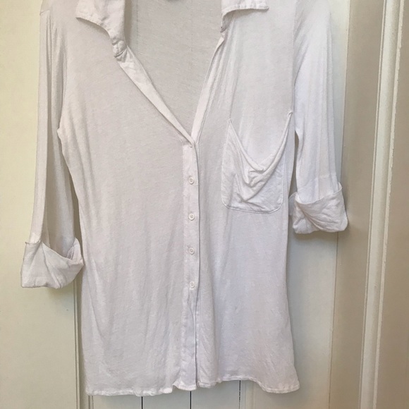bobi | Tops | Slouchy Sexy White Blouse | Poshmark